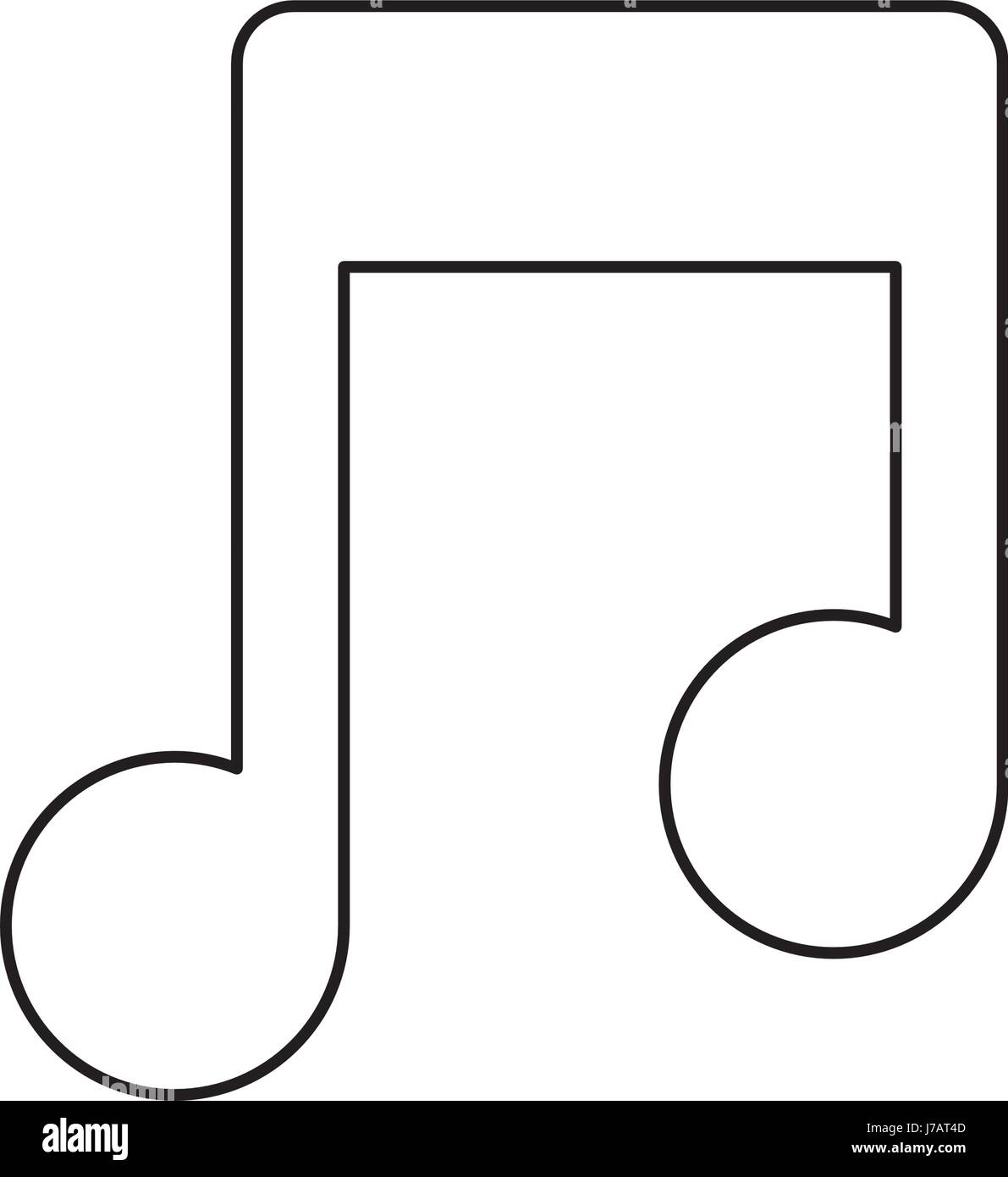 line music symbol icon design Stock Vector Image & Art - Alamy