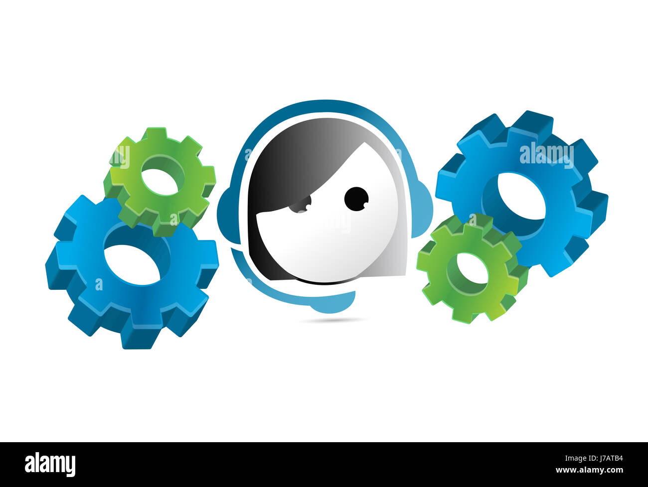 webinar support concept illustration design over a white background ...