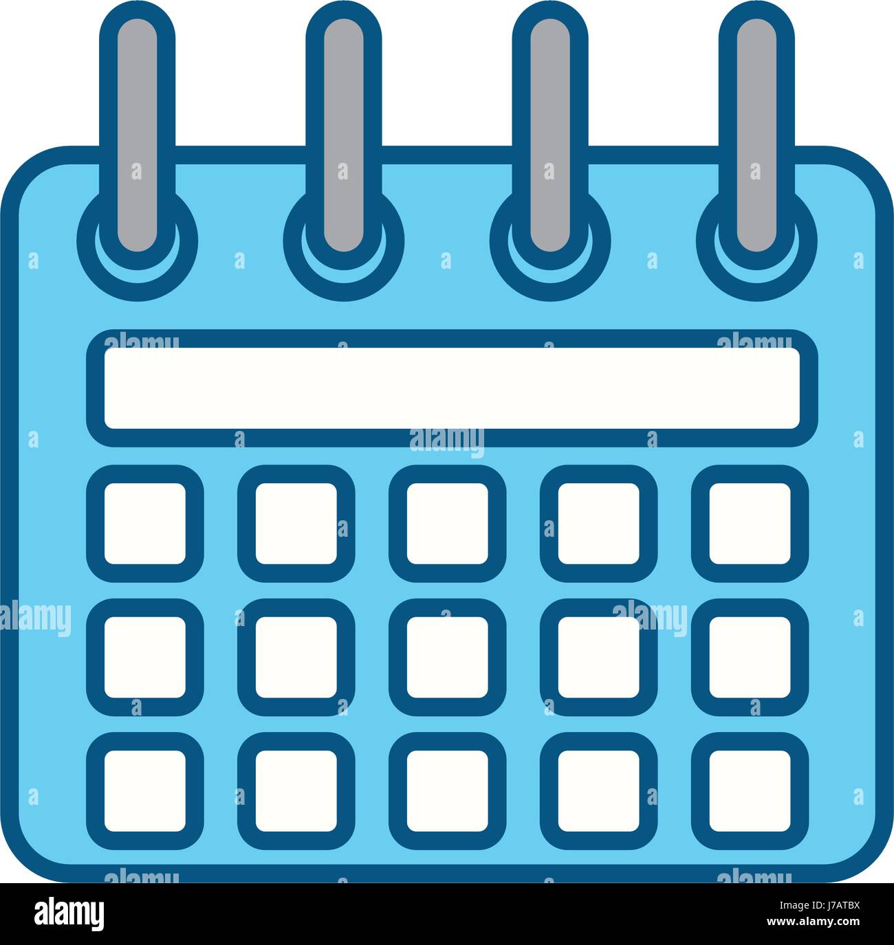 silhouette calendar symbol icon design Stock Vector Image & Art - Alamy