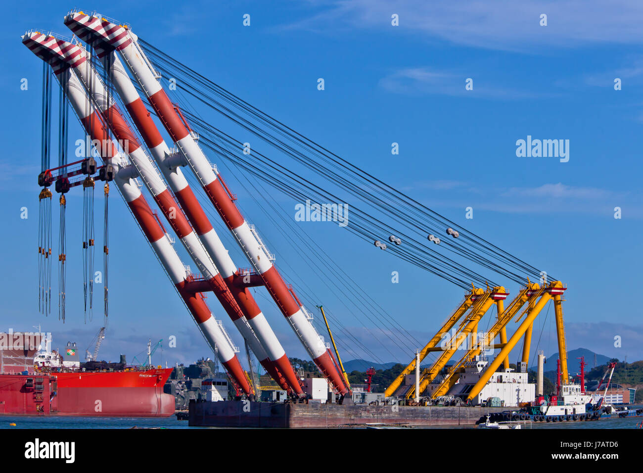 harbor logistics harbours korea import export container containers ...