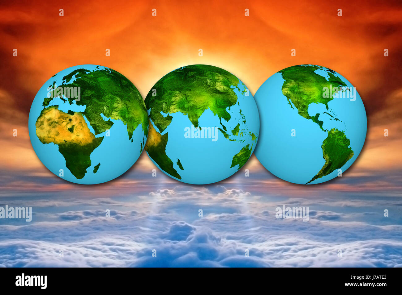 sunset energy power electricity electric power country globe planet ...