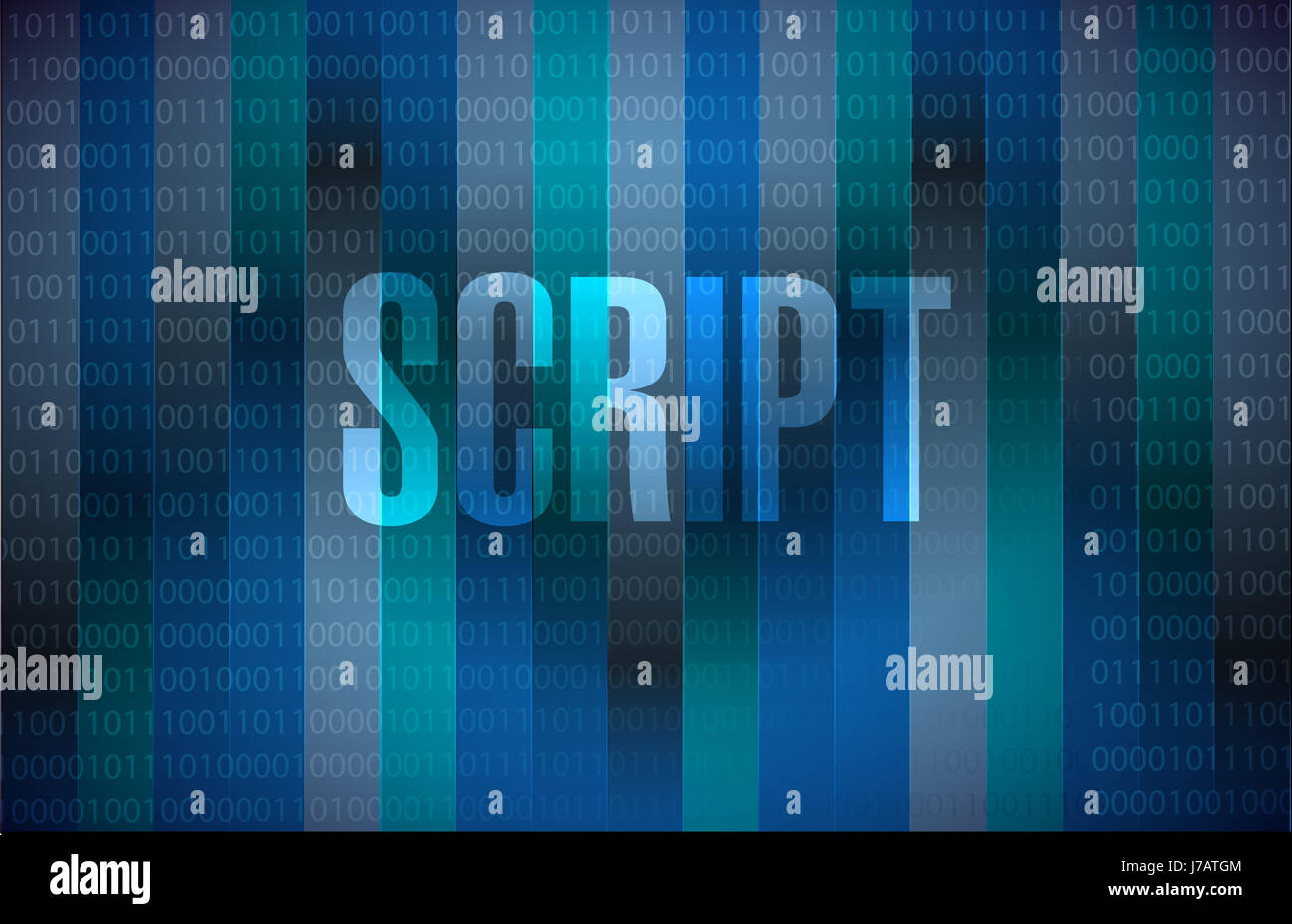 script binary sign concept illustration design over dark background ...