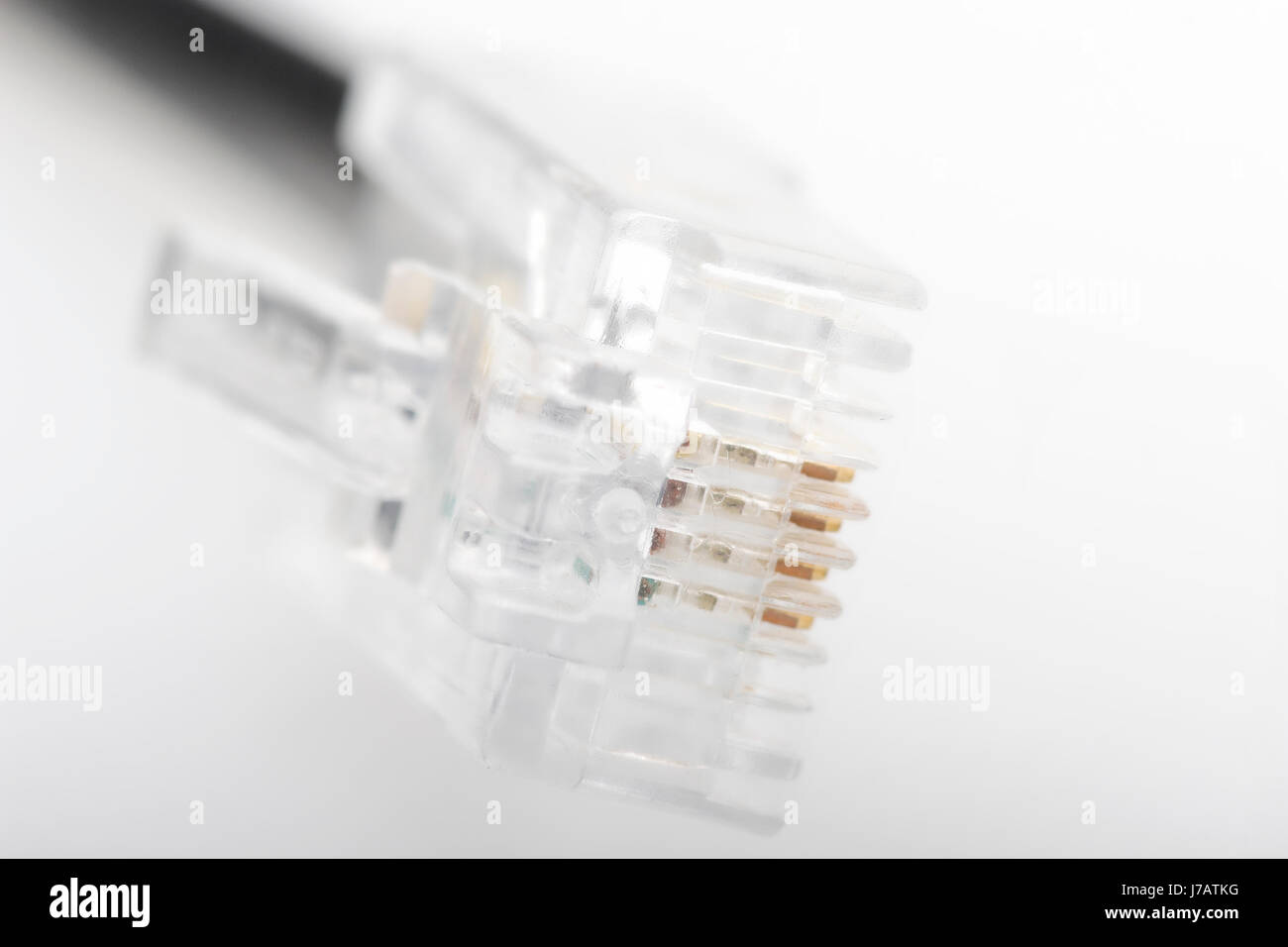 western connector rj45 Stock Photo - Alamy