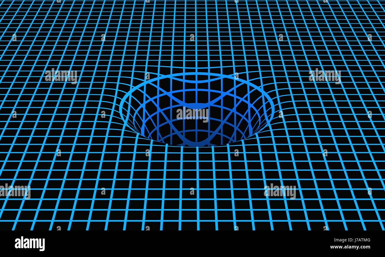 room time hole gravitation dimensions blue shine shines bright lucent ...