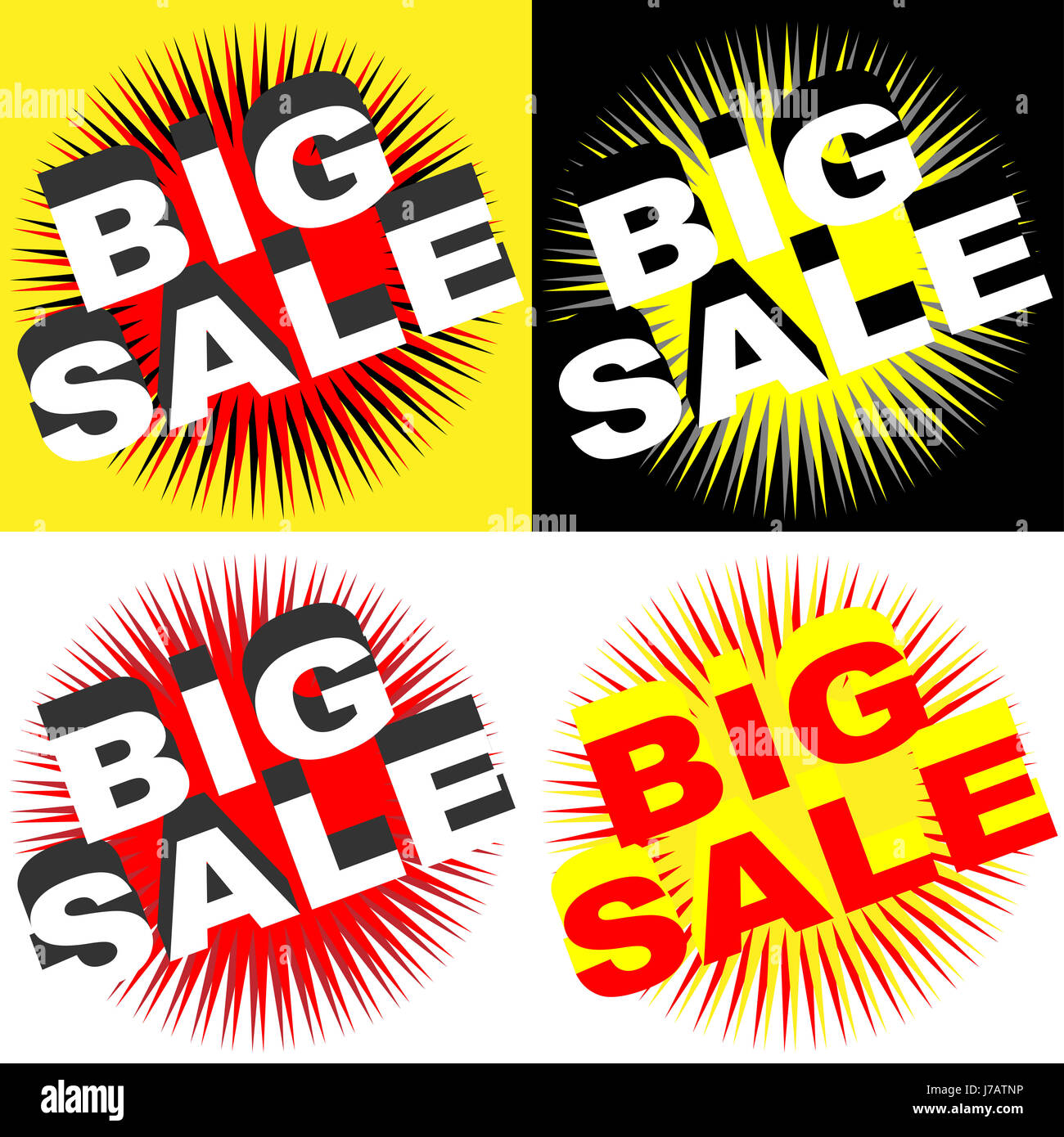sale retro label sign set illustration shopping sale mark burst retro ...