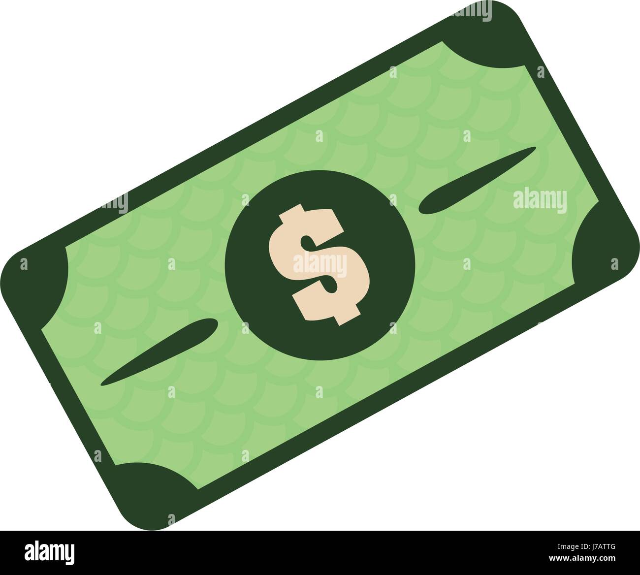 green bill dolar money Stock Vector Image & Art - Alamy