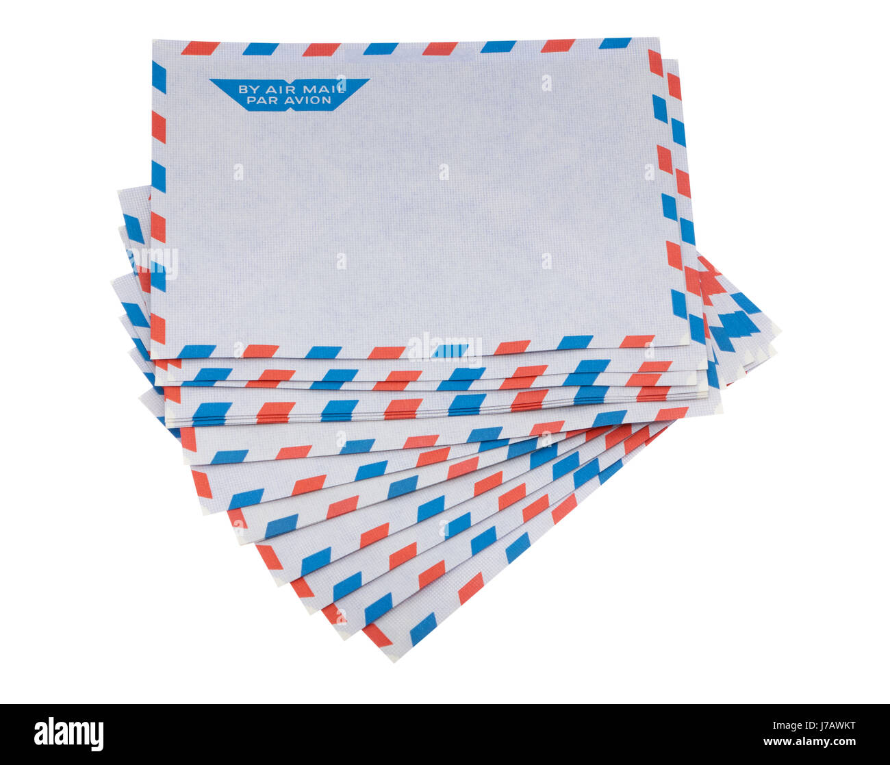 letter mail envelope air mail airmail cutting path post blue indoor ...