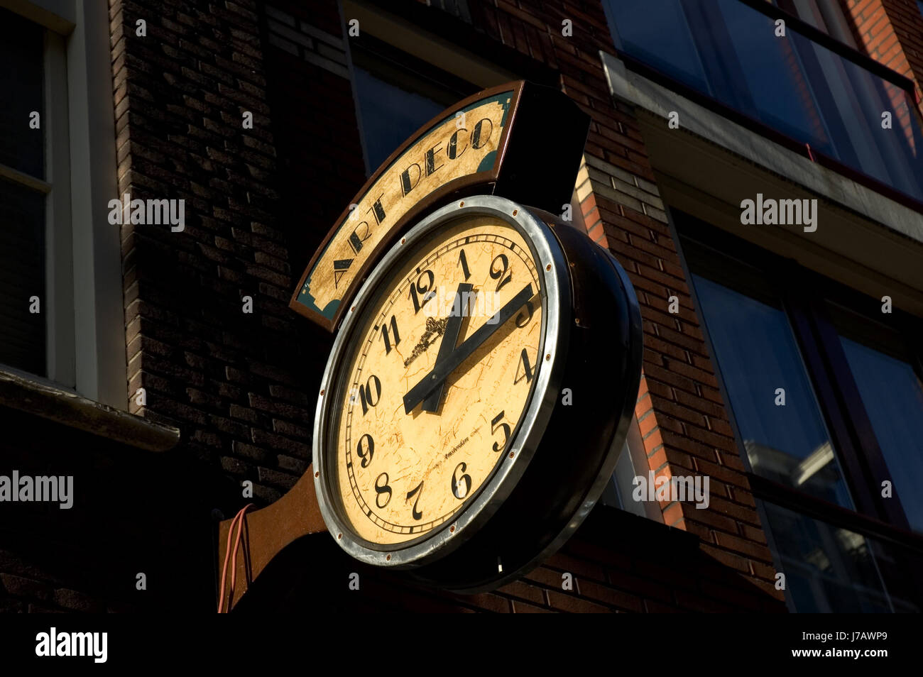 public clock square decoration house wall old public window porthole ...
