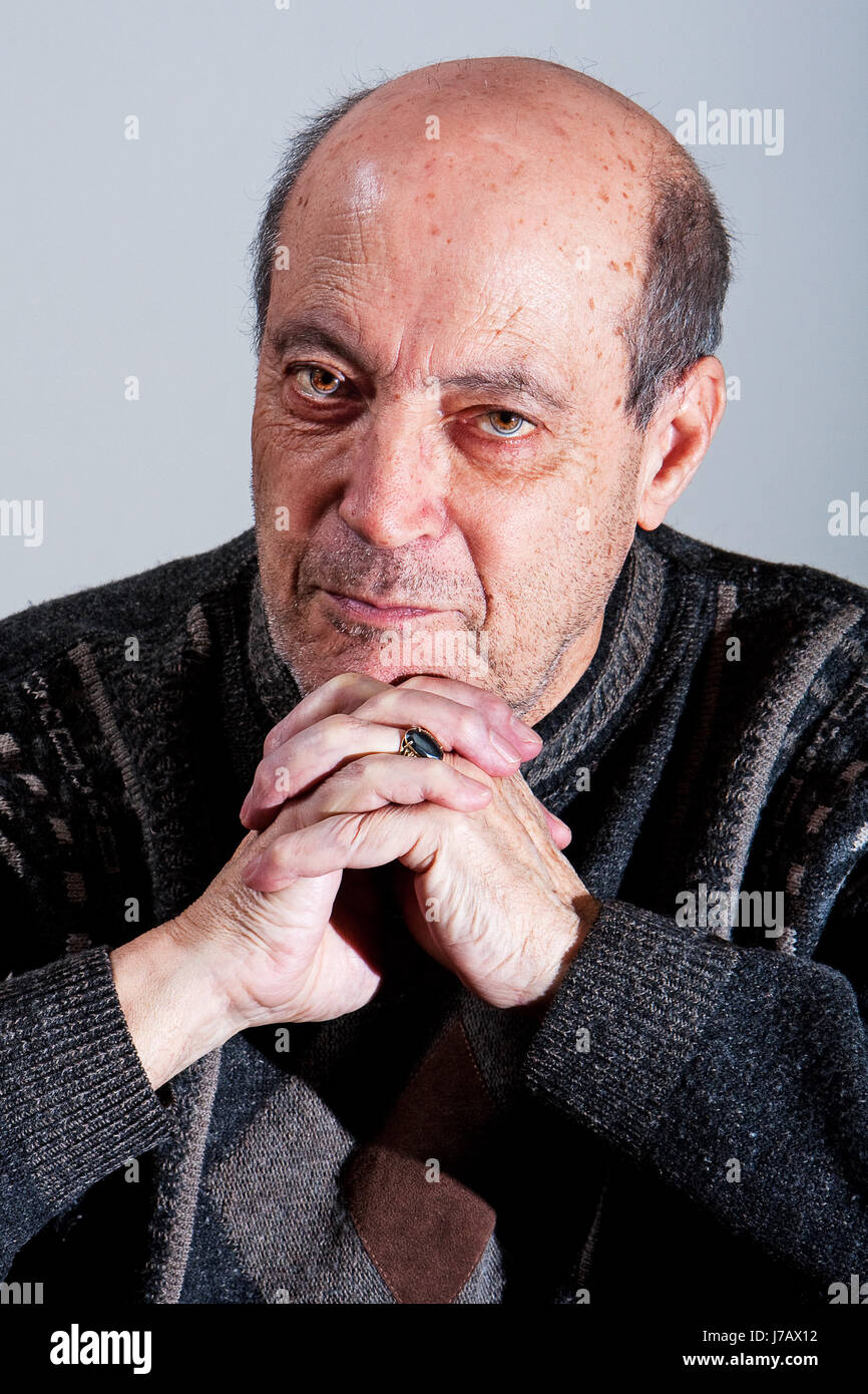 Elderly man bald head hi-res stock photography and images - Alamy