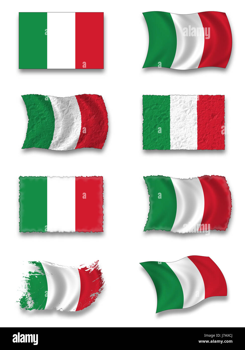 flag italia national italy flag blow italia national pictogram symbol ...