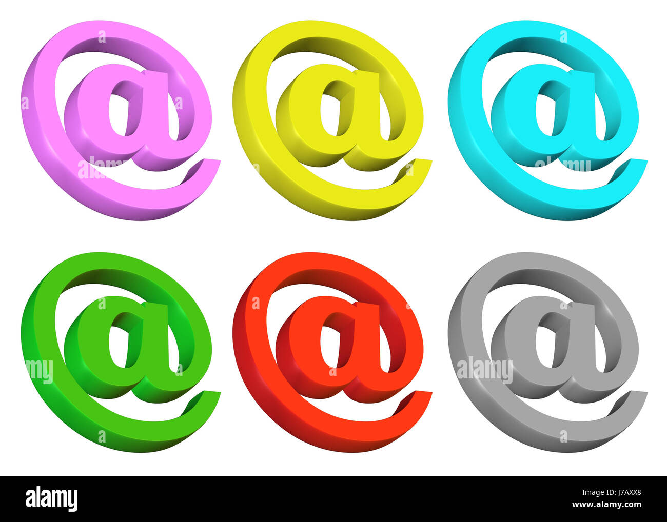 address email letter mail mailbox post comic coloured colourful ...