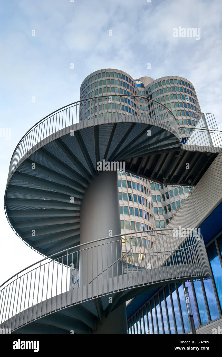 stairs detail modern modernity car automobile vehicle means of travel ...