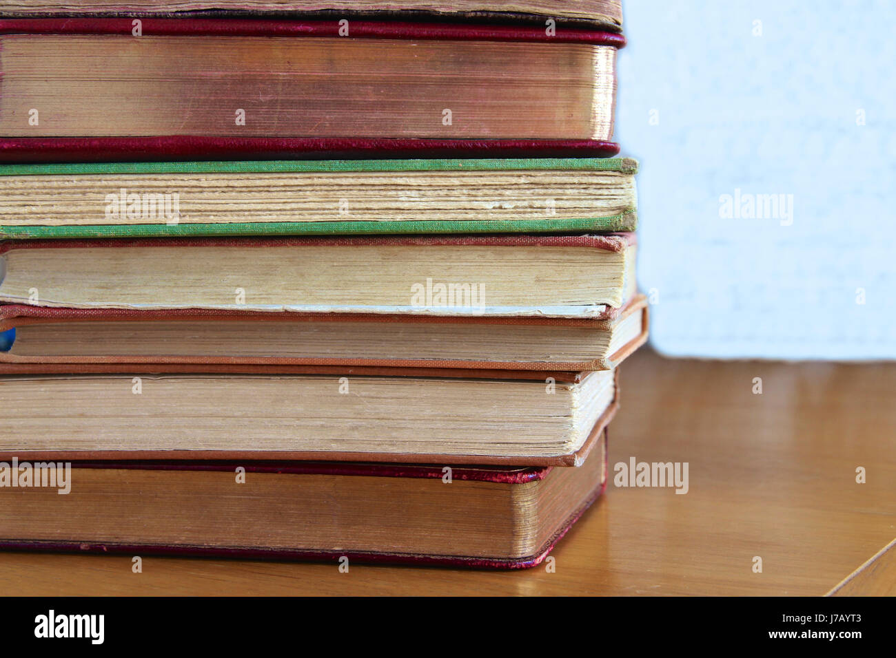 Stack of old books Stock Photo - Alamy