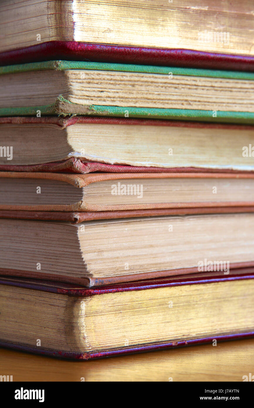 Stack of old books Stock Photo - Alamy