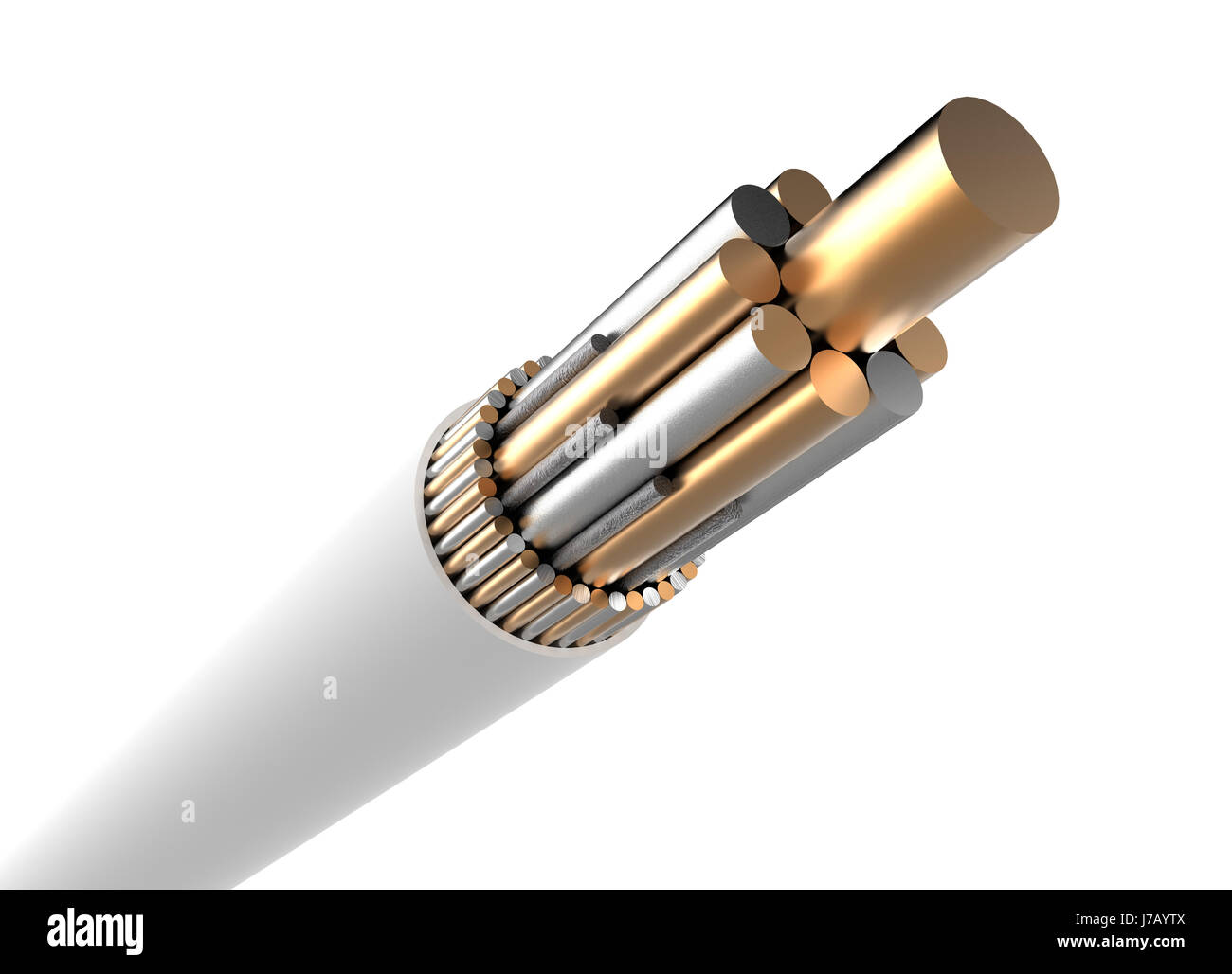 copper cable wire current conduction conductor isolated electronics ...