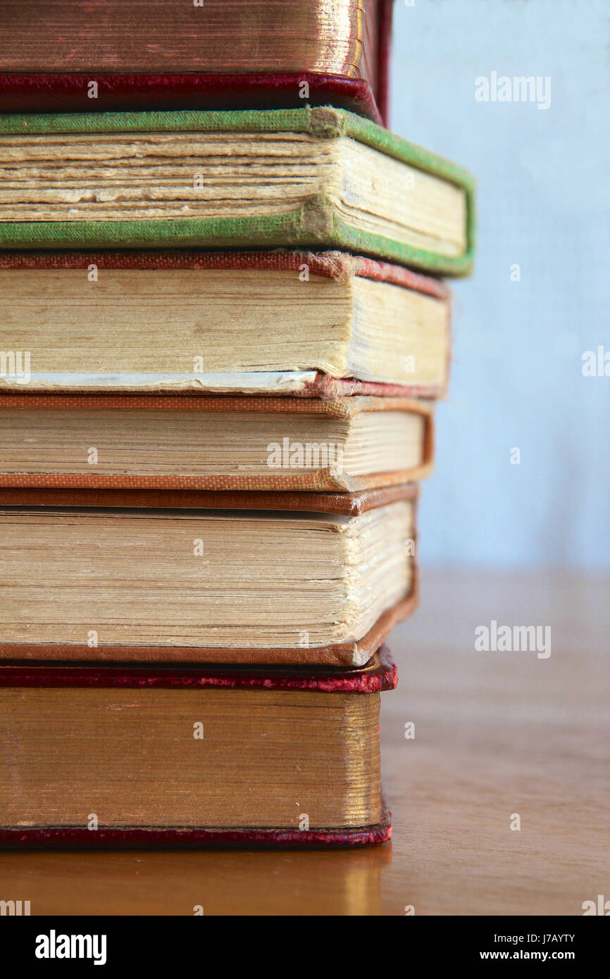 Stack of old books Stock Photo - Alamy