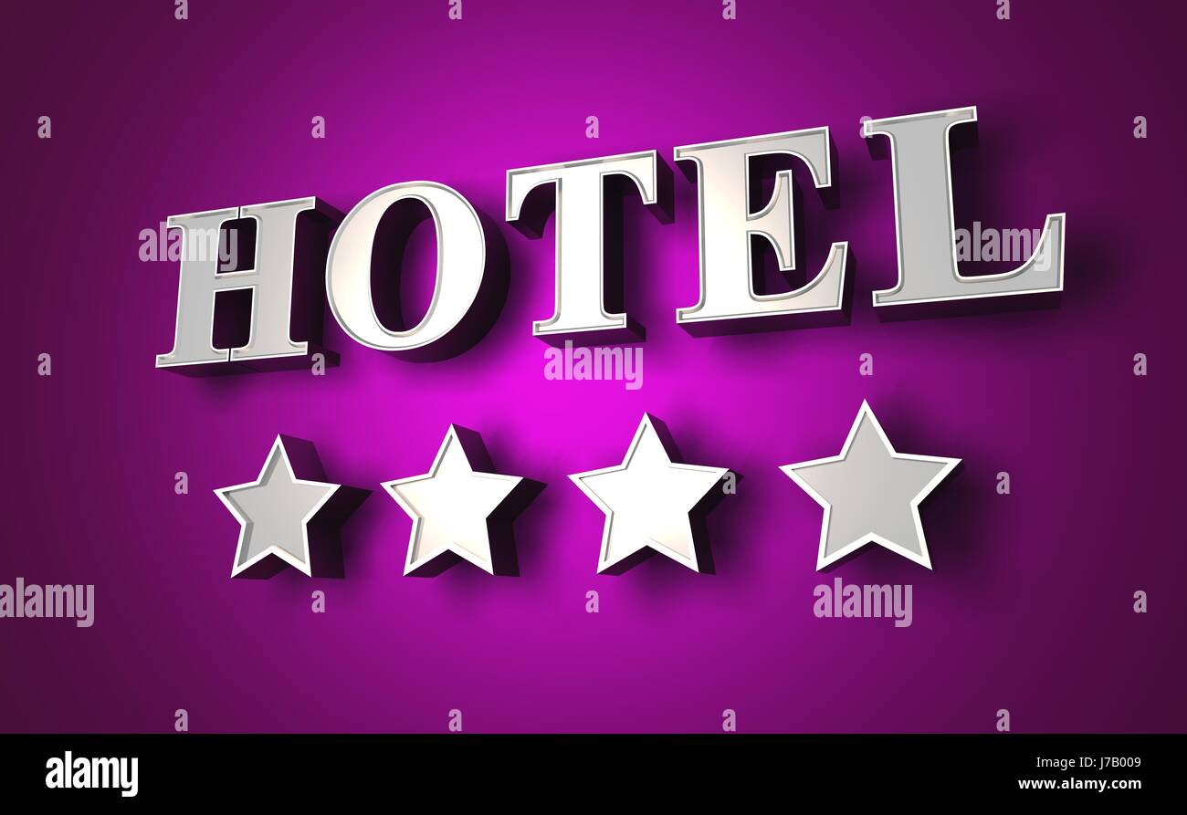 four hotel purple stars asterisks asterisk pictogram symbol pictograph ...