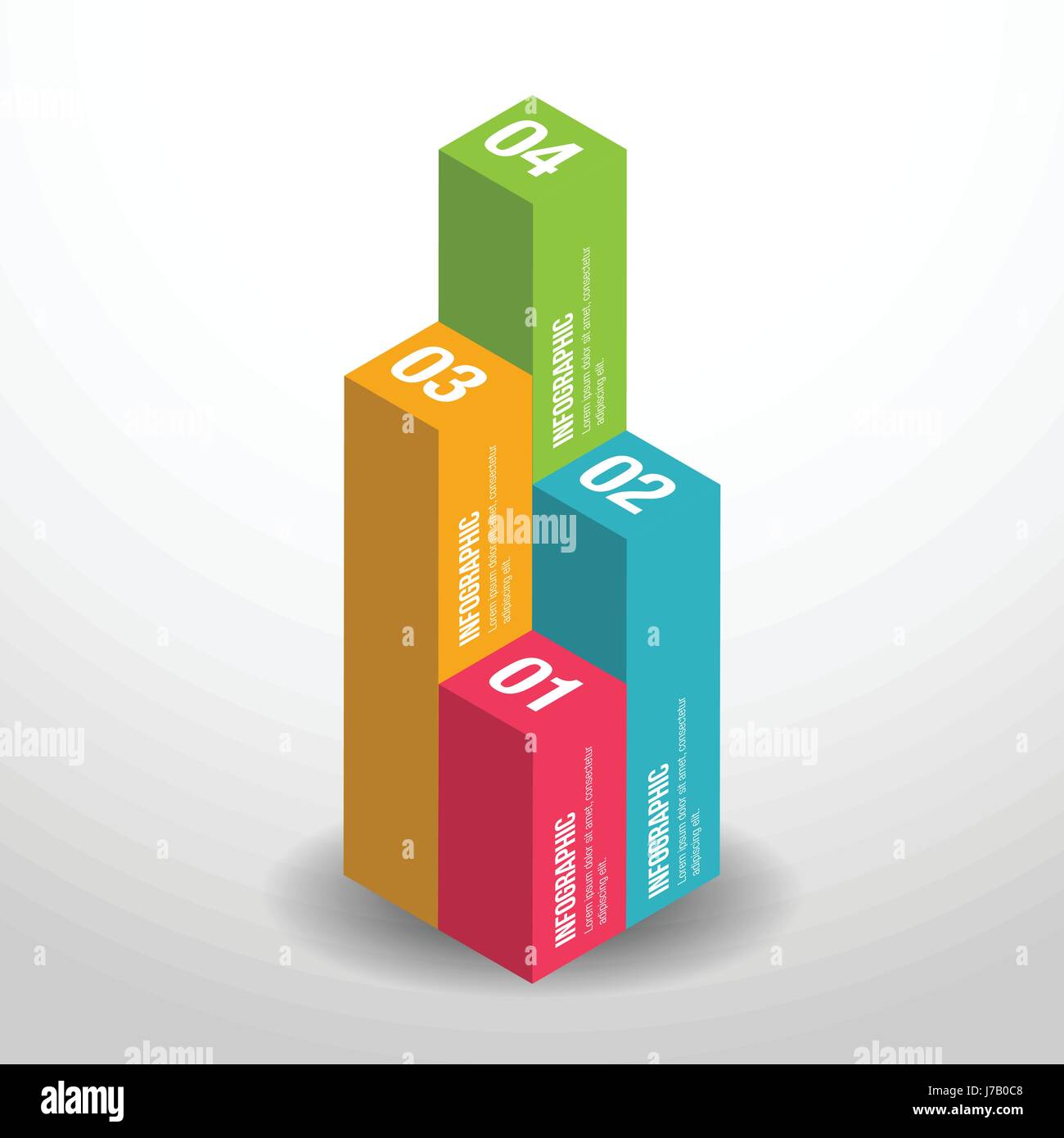 Beautiful Professional 3D Infographic Graph Stock Vector Image & Art ...