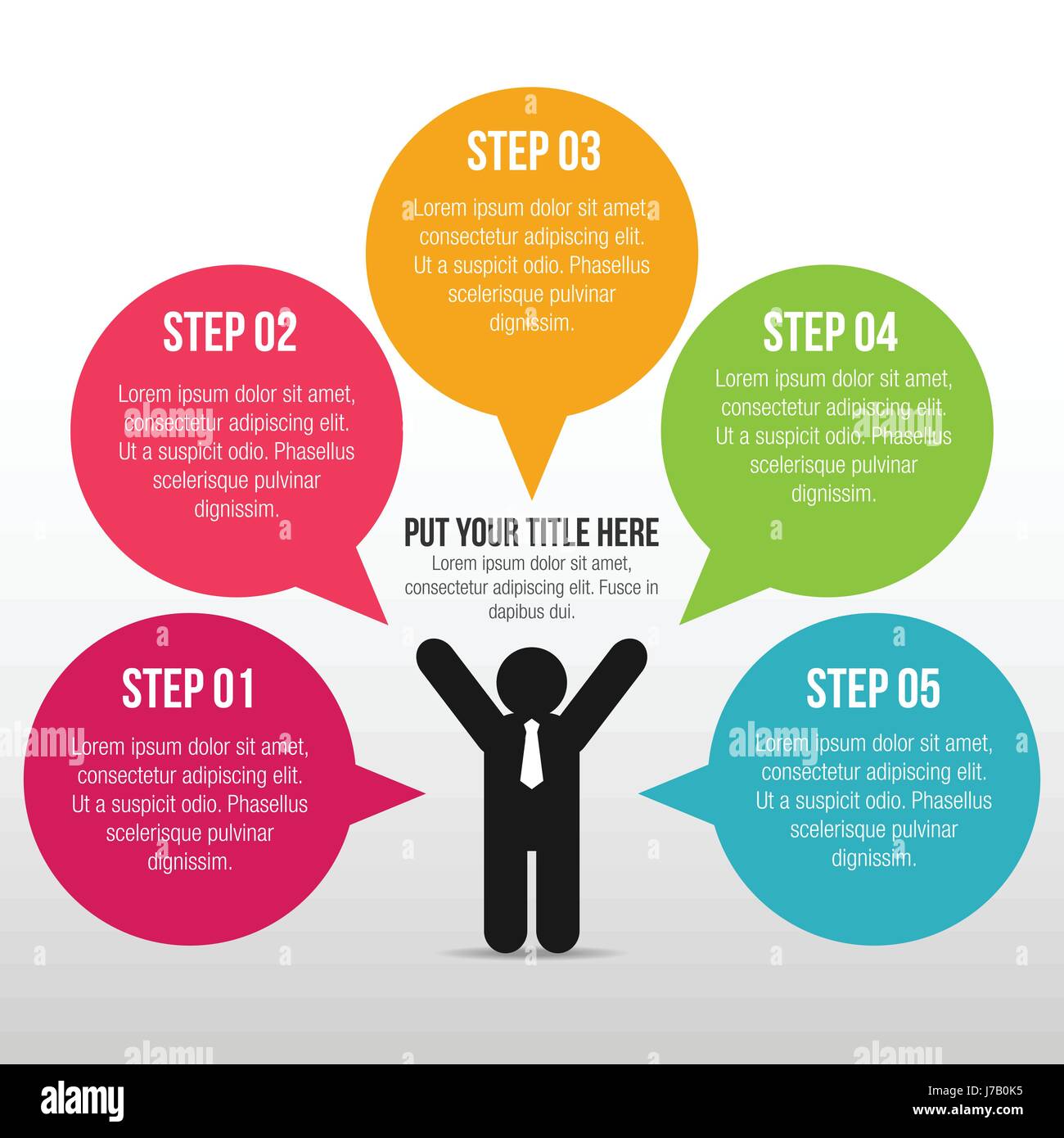 Man step by step infographic hi-res stock photography and images - Alamy