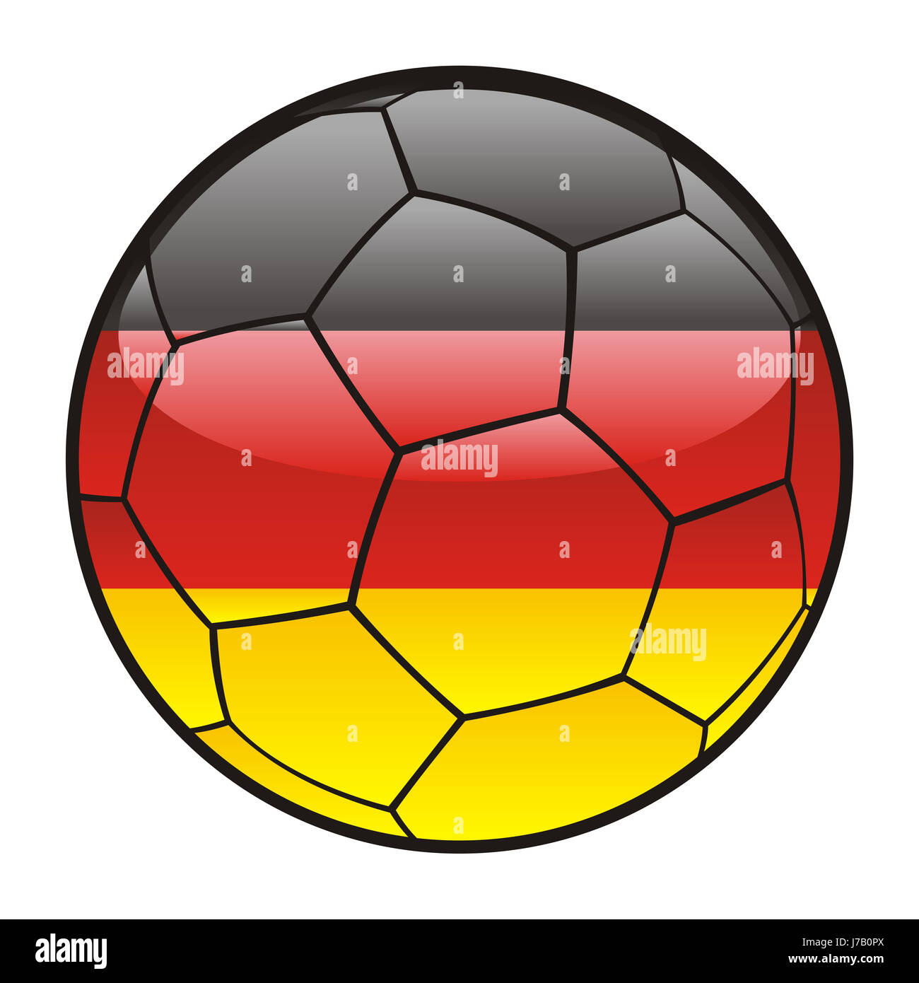 ball illustration germany german federal republic flag vector sport ...