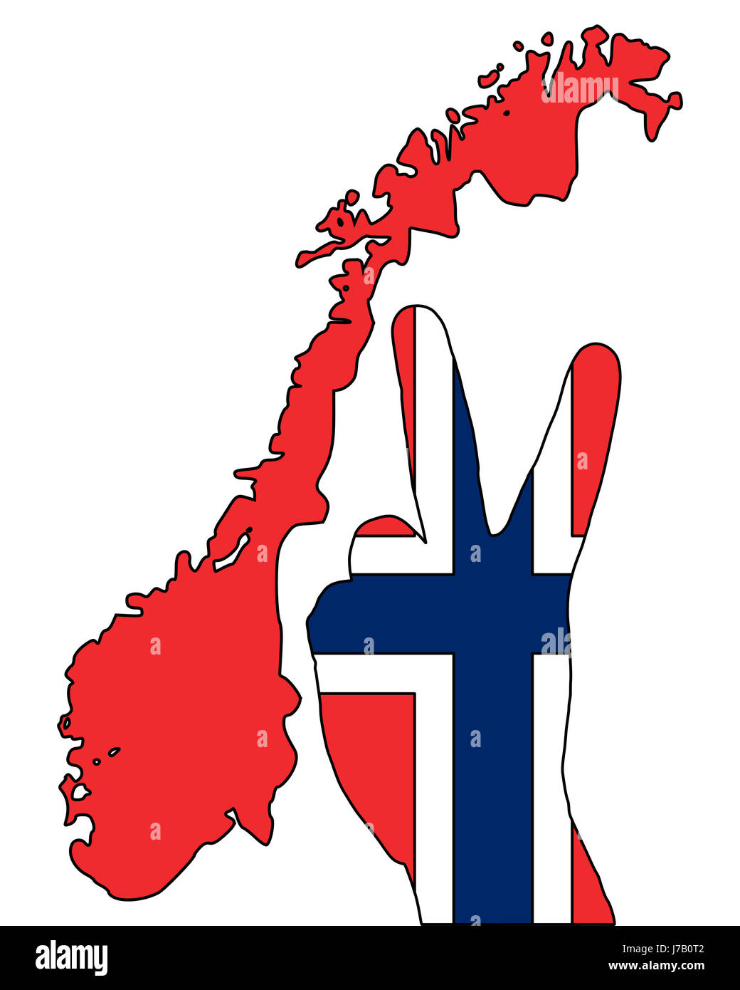 Norwegian language sign Cut Out Stock Images & Pictures - Alamy