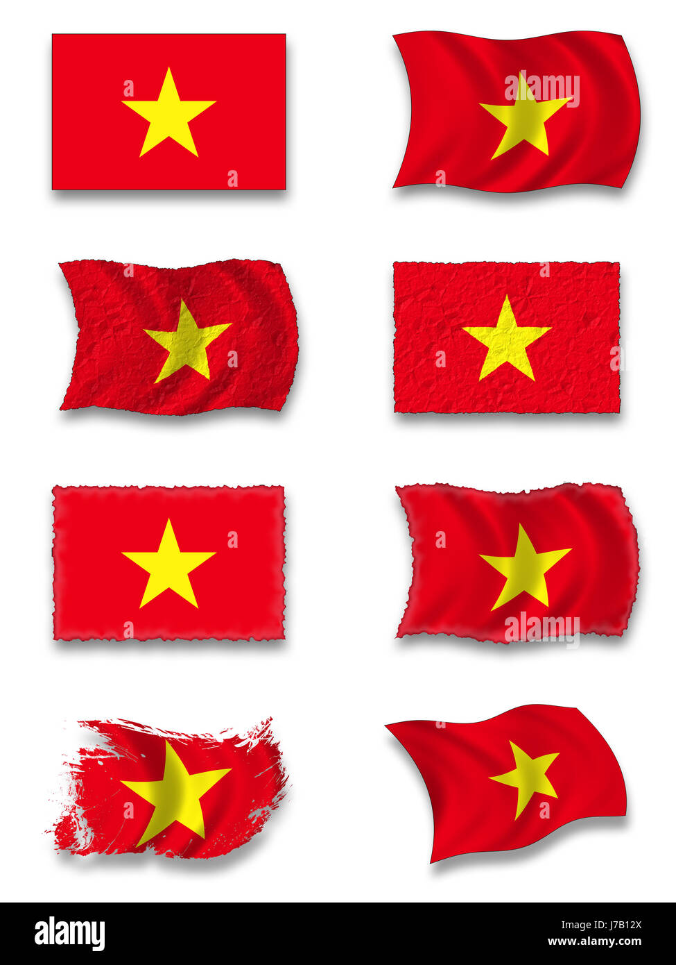 flag of vietnam Stock Photo - Alamy