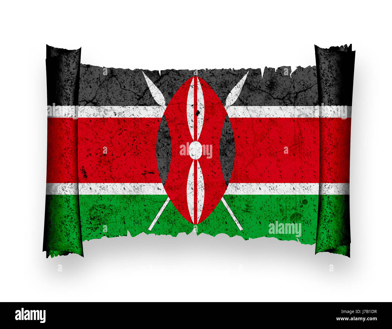flag of kenya Stock Photo - Alamy