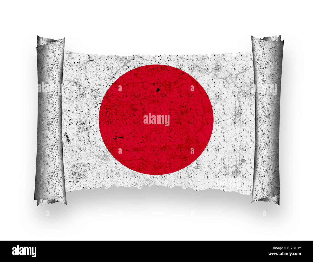 flag japan national flag blow japan national pictogram symbol ...