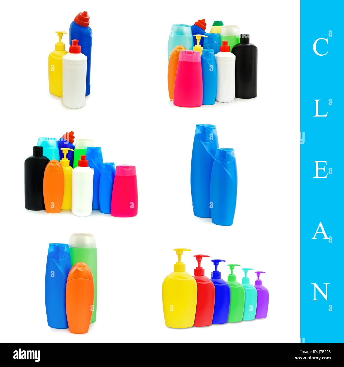 container bottles shampoo toiletry toiletries containers blue ...