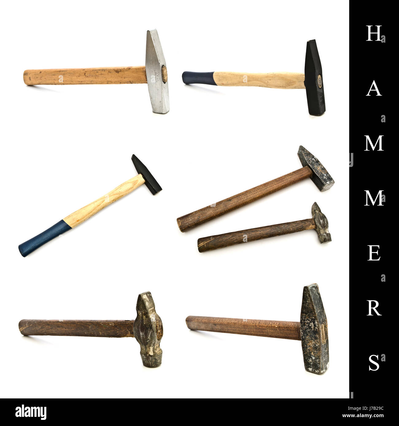 industrial set hammer gavel arrangement tool object build big large ...