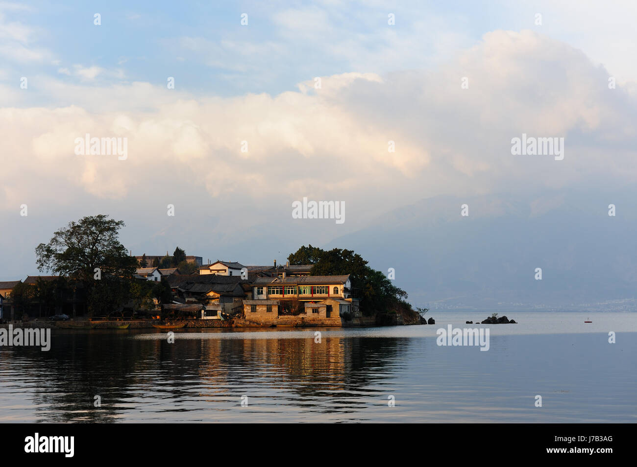 asia china fresh water lake inland water water landscape scenery ...