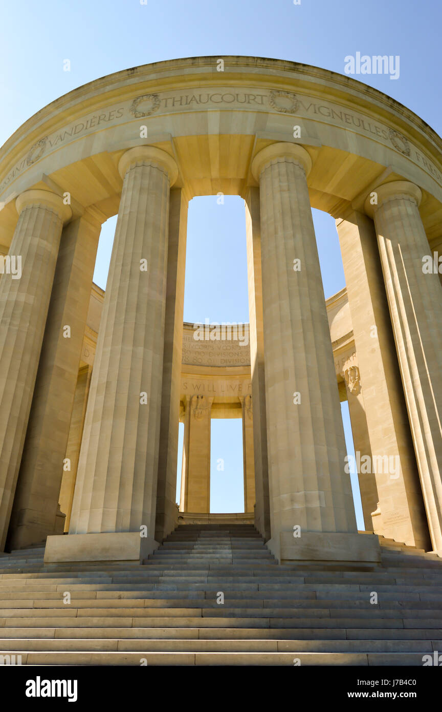 Monument of the Montsec Butte to the glory of the American soldiers in ...