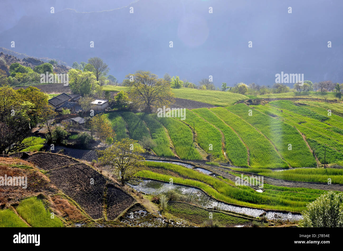 Tibet's rural scenery,taken in China Stock Photo - Alamy