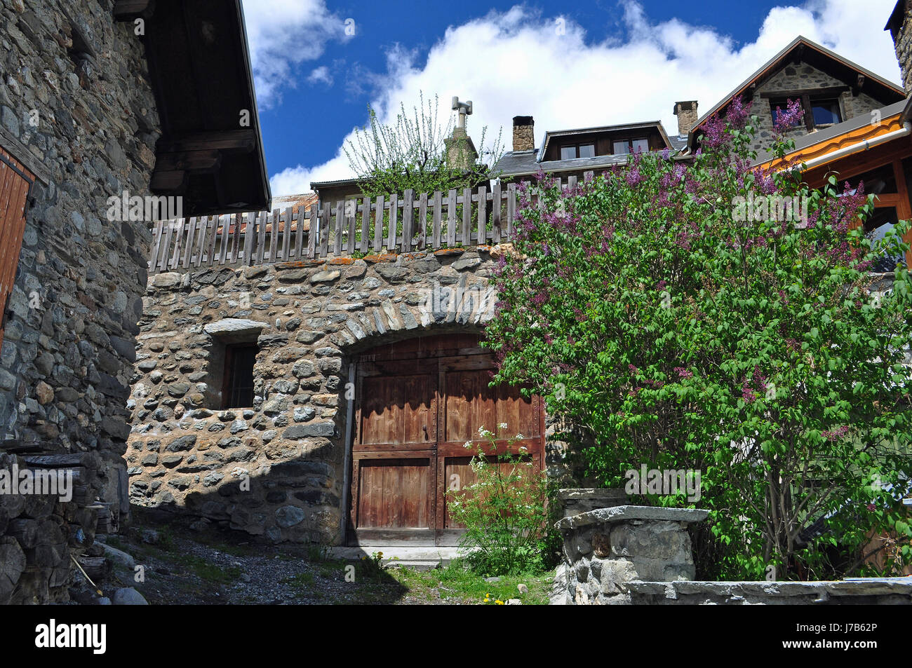 alps goal passage gate archgway gantry backyard france yard lilac ...