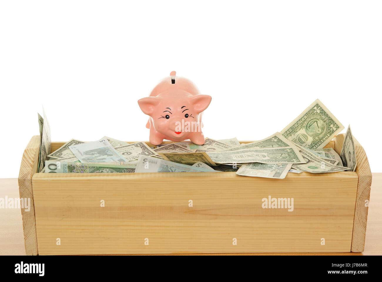 dollar dollars euro toy polish polishing trough piggy money dollar ...