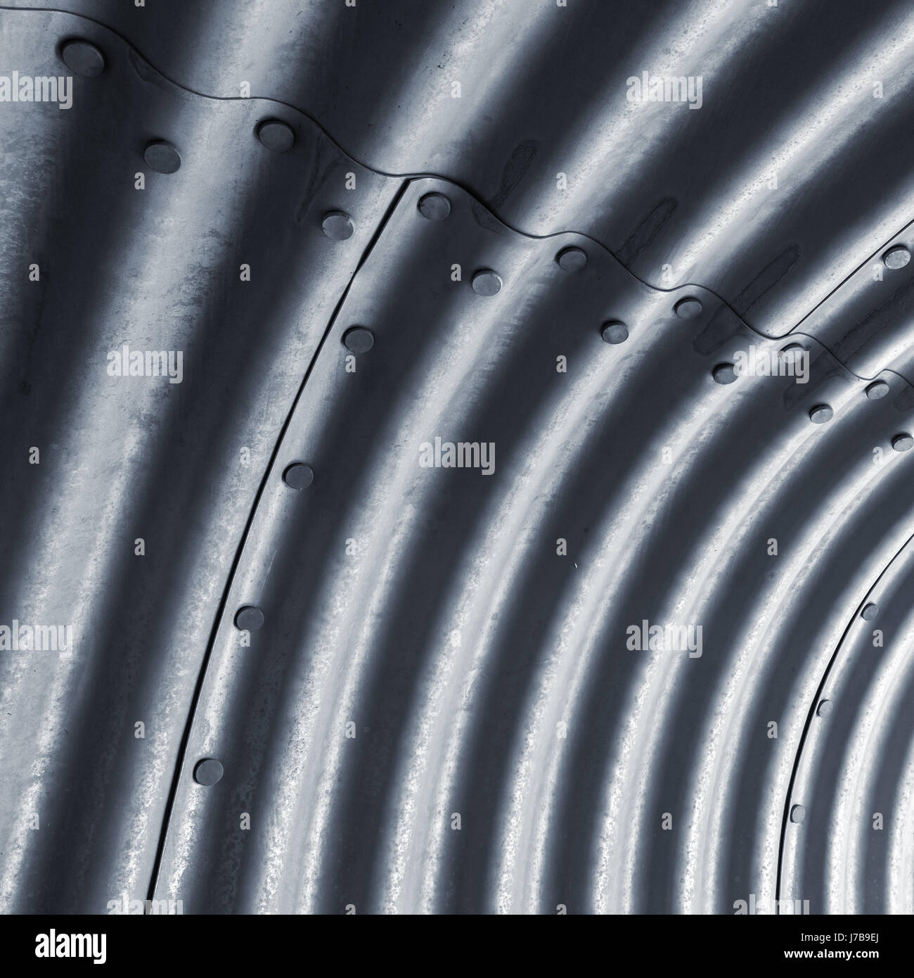Corrugated metal wall pattern, square industrial background Stock Photo ...