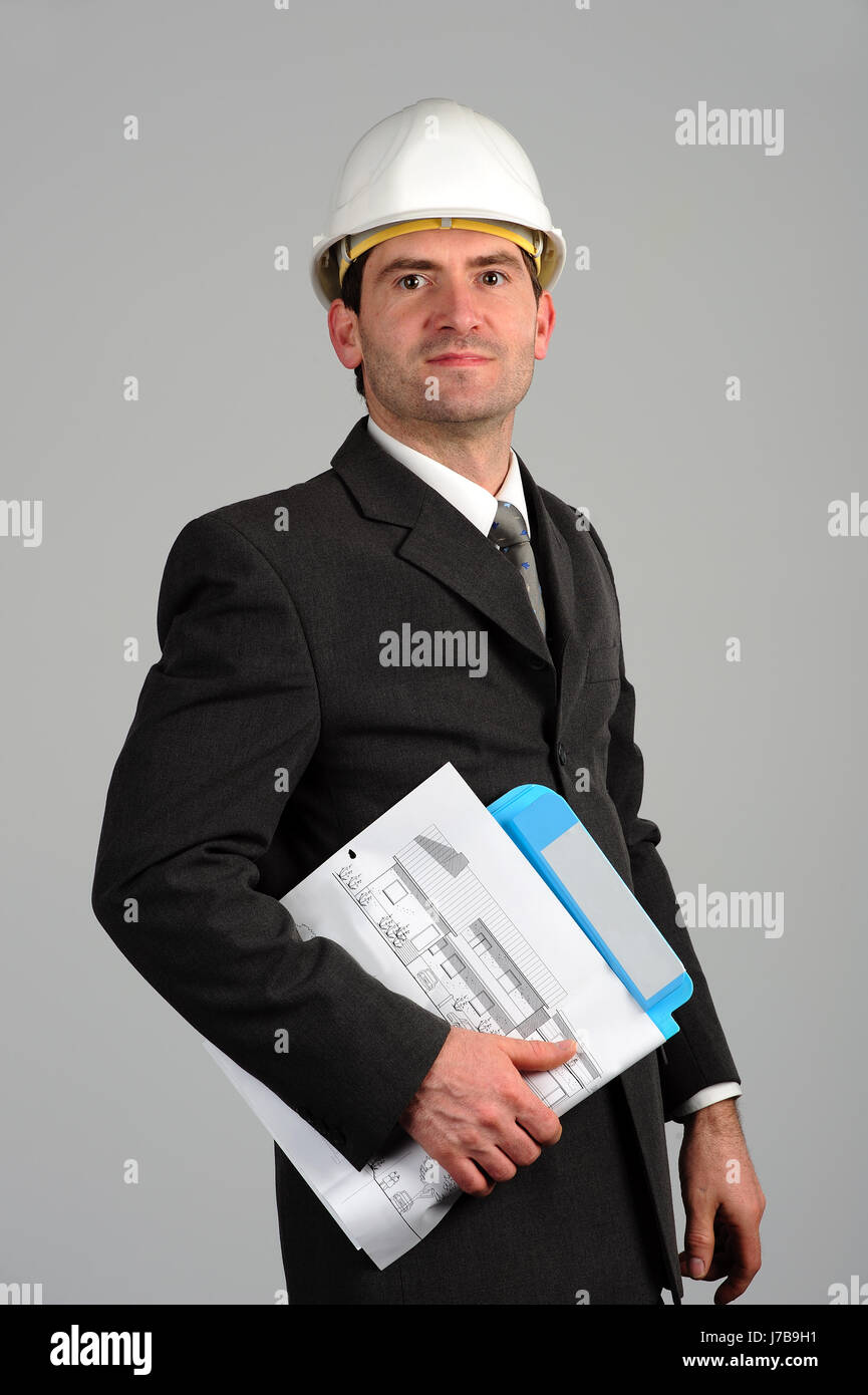 architect construction plan man construction site plan model design ...