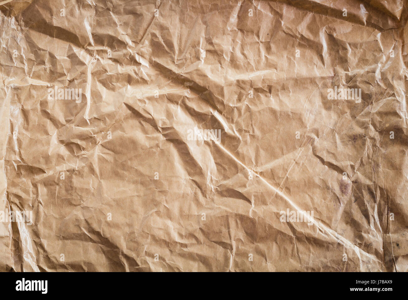 brown crumpled paper texture or use for background beautyful light ...