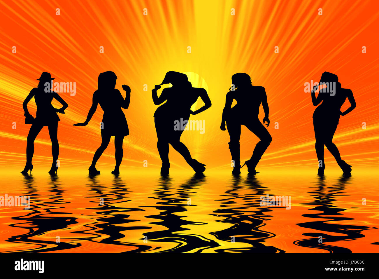 Black women dancing hi-res stock photography and images - Alamy