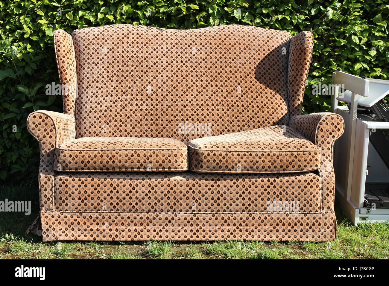 bulk garbage for collection at roadside Stock Photo - Alamy