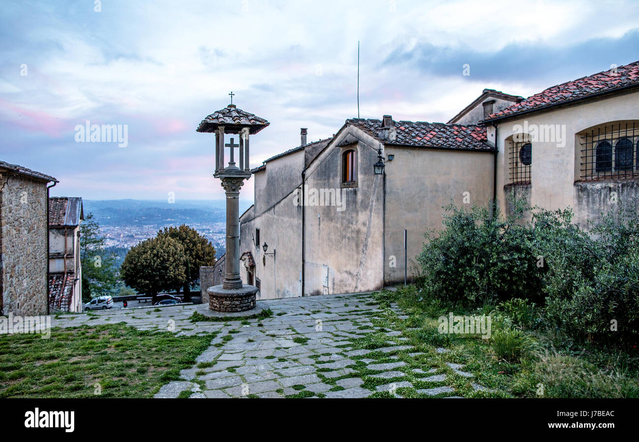Medieval Monastery Fiesole Florence Italy Stock Photo - Alamy