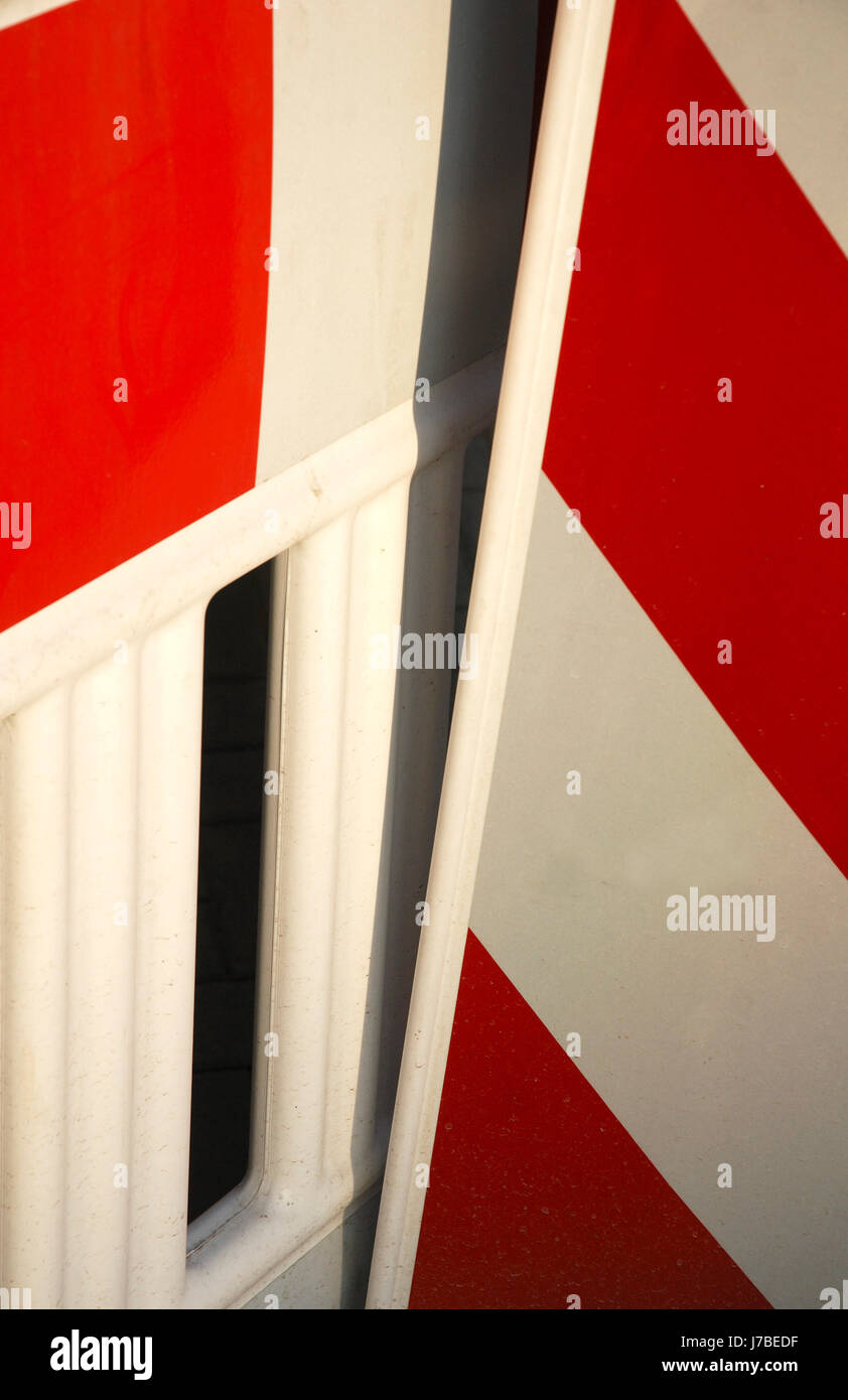 road barrier abstract Stock Photo - Alamy