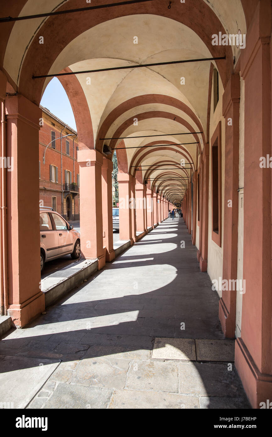 Traditional Colonnade In Bologna Italy Stock Photo - Alamy
