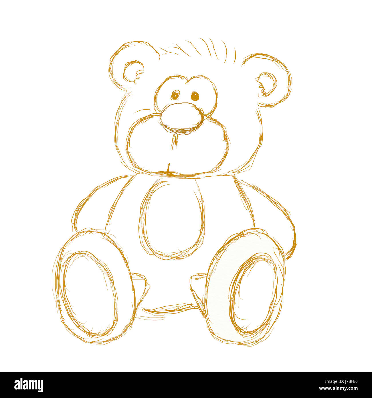 comic animal bear brown brownish brunette pet skin cuddle toy ...