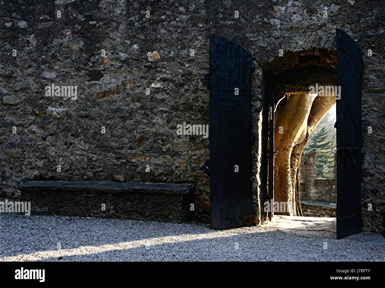 gate into the light Stock Photo - Alamy