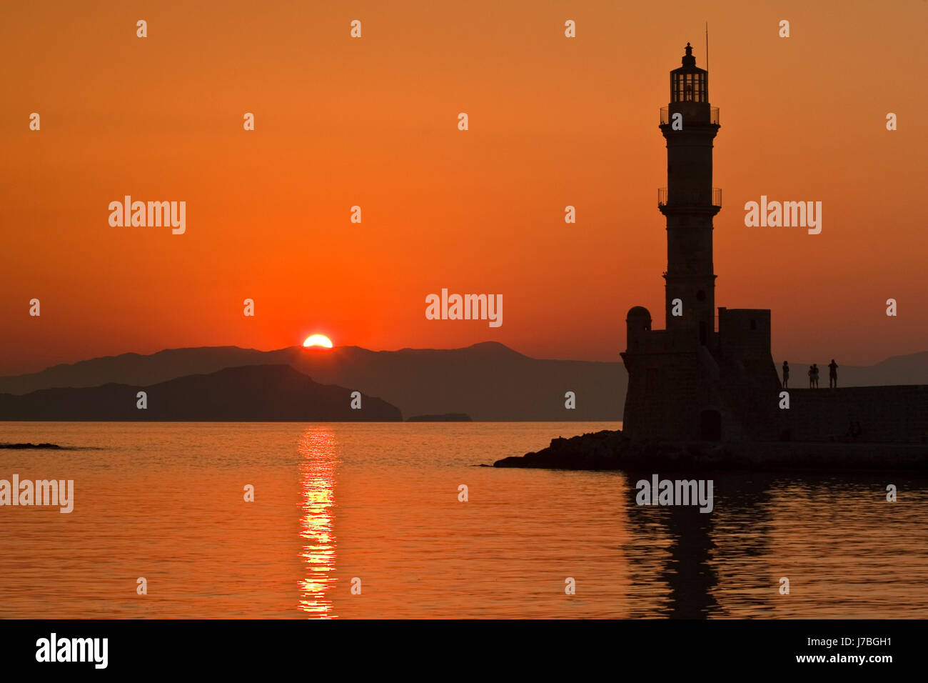 tower sunset castle landscape scenery countryside nature salt water sea ...