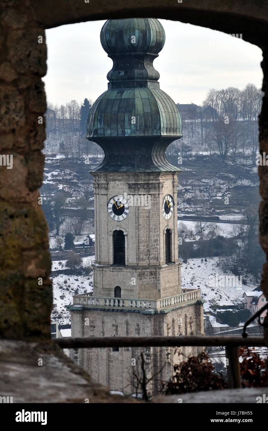 church city town contrast steeple silhouette chateau castle tower ...