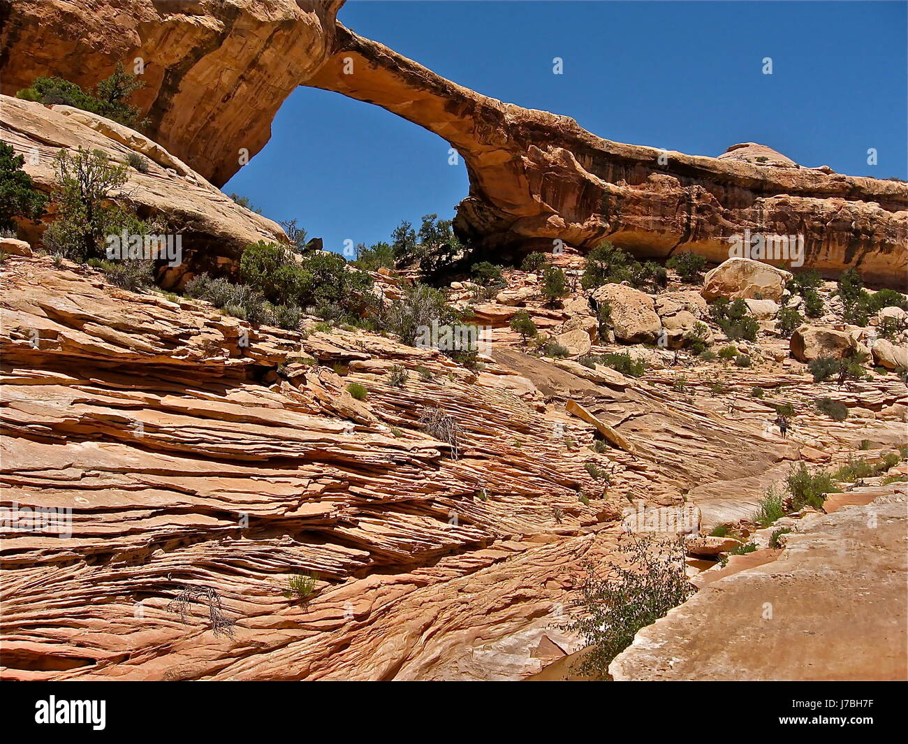 monument bridge processor bridge usa rock firmament sky blue monument ...