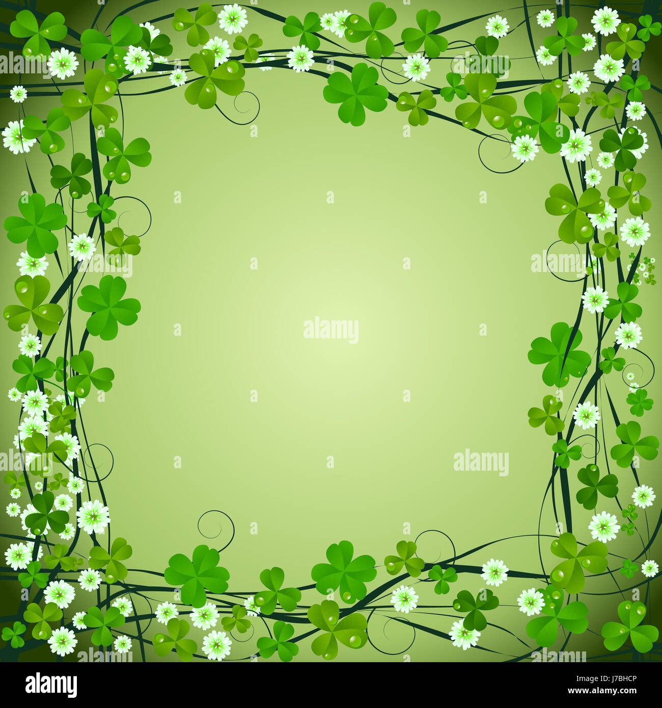 card abstract clover celtic backdrop background greeting leaf culture ...