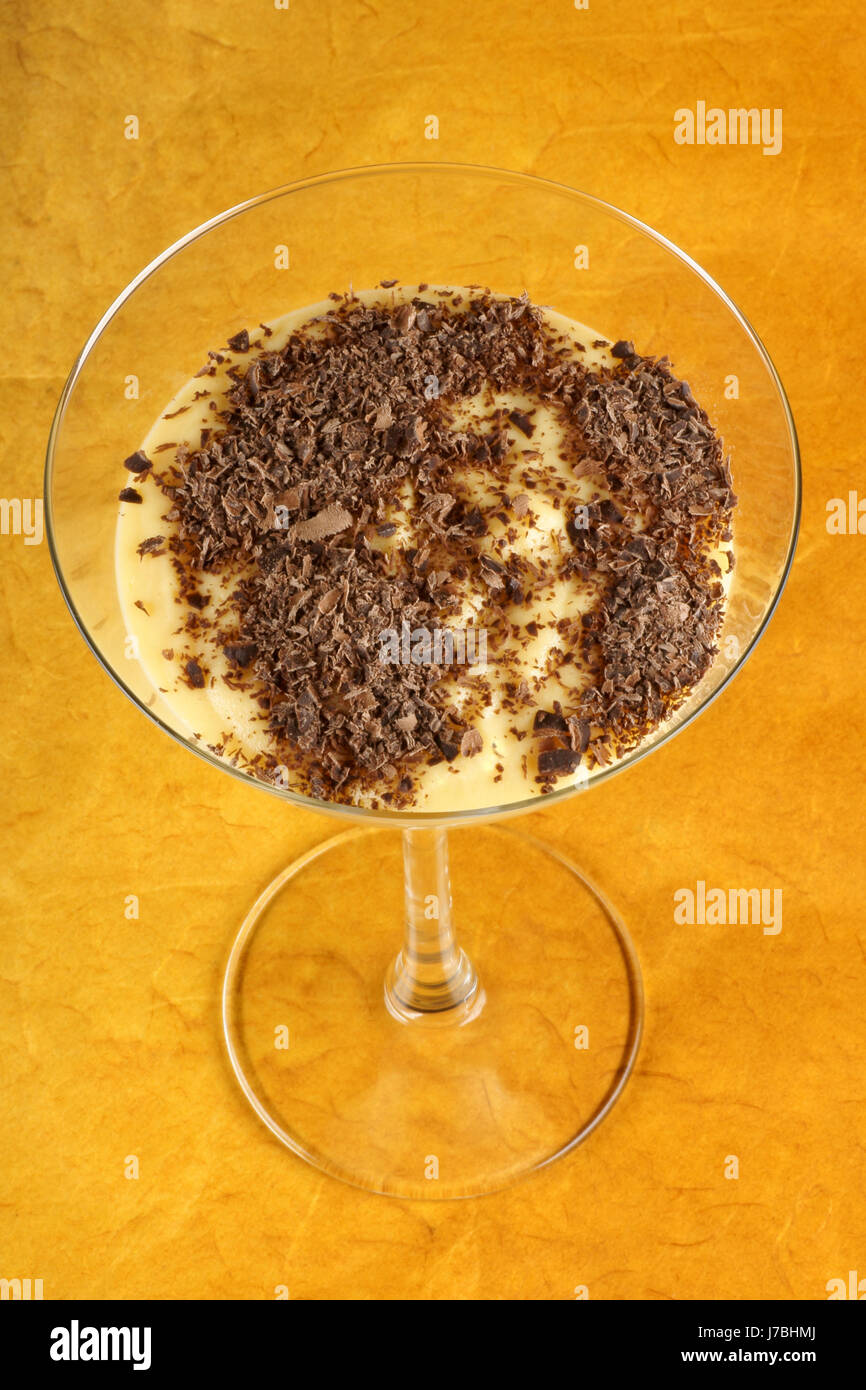 glass chalice tumbler sweet vanilla custard dessert chocolate glass ...